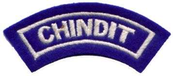 Chindits Badges www.chindits.info